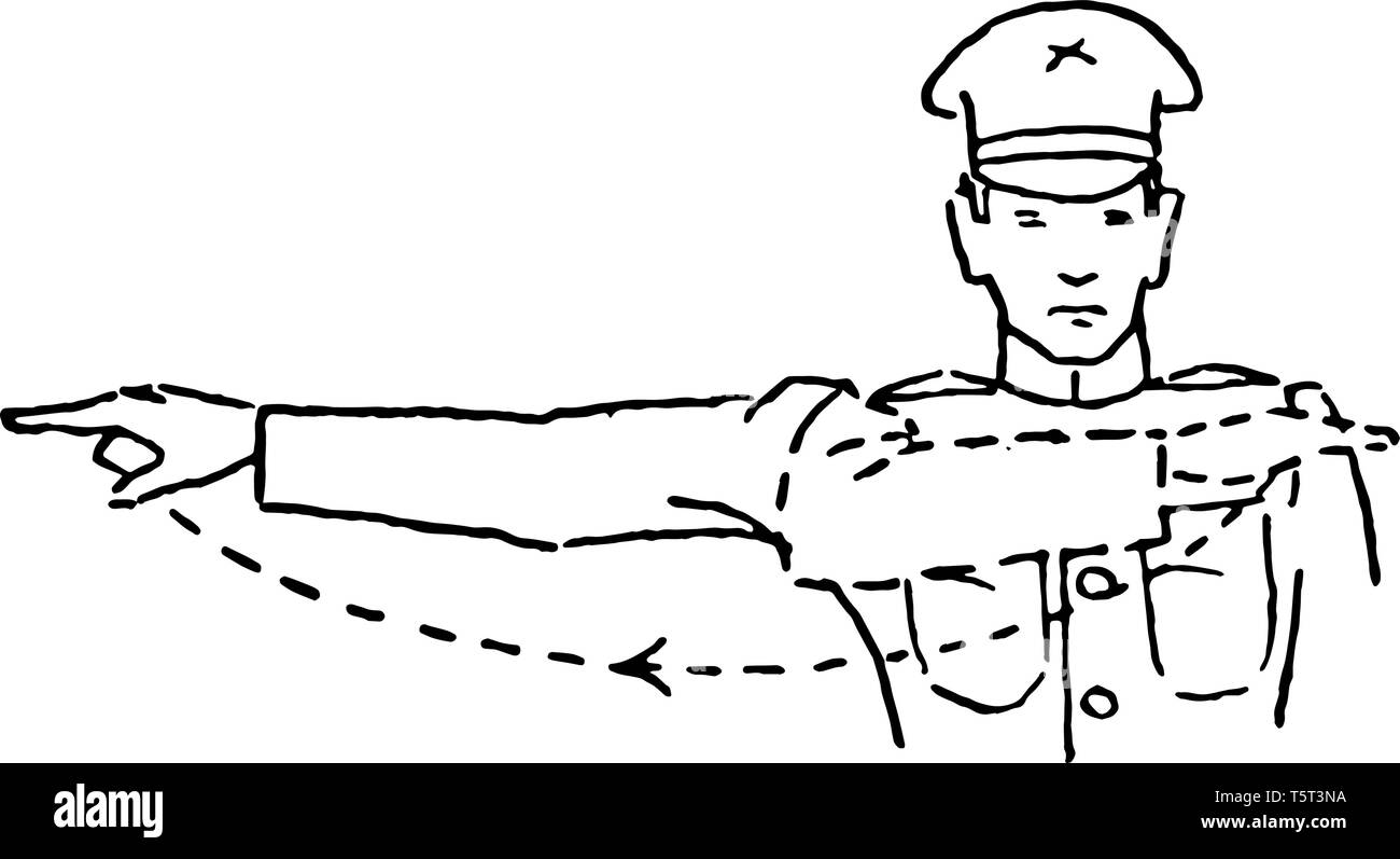 Change Direction Signal which the change of direction is to be made is ...