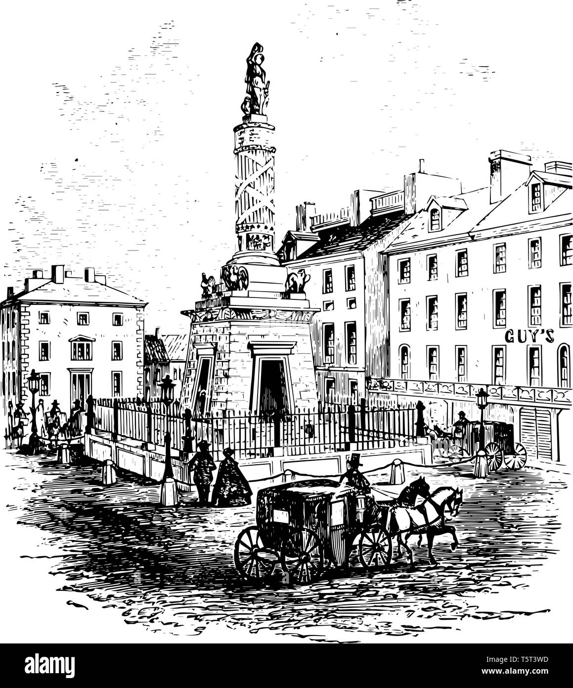 Battle of north point Stock Vector Images - Alamy