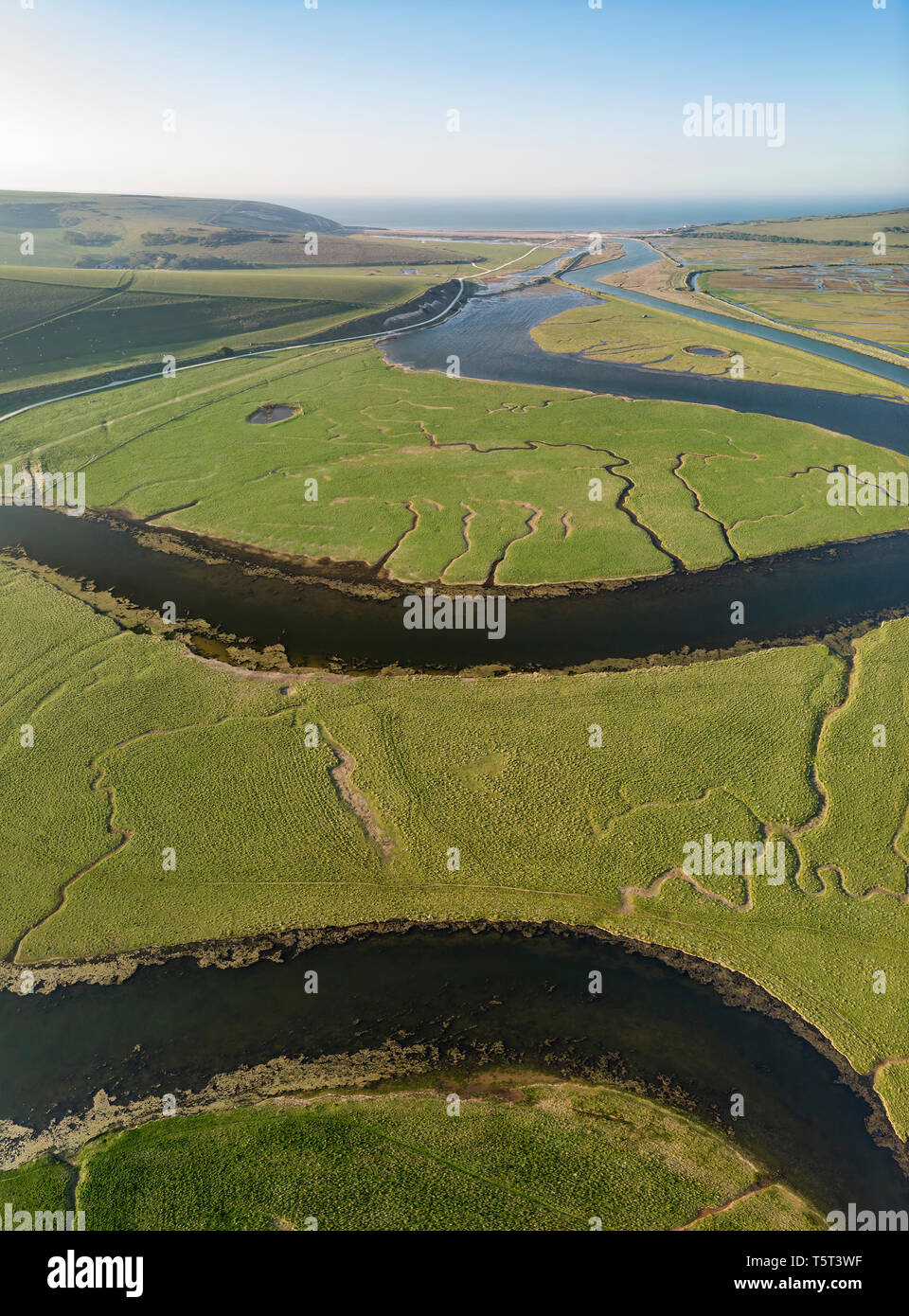 River Cuckmere Aerial High Resolution Stock Photography and Images - Alamy