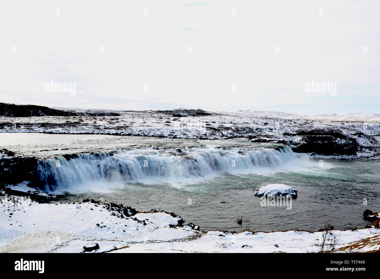 Faxifoss (Waterfall), Golden Circle, Iceland Stock Photo - Alamy