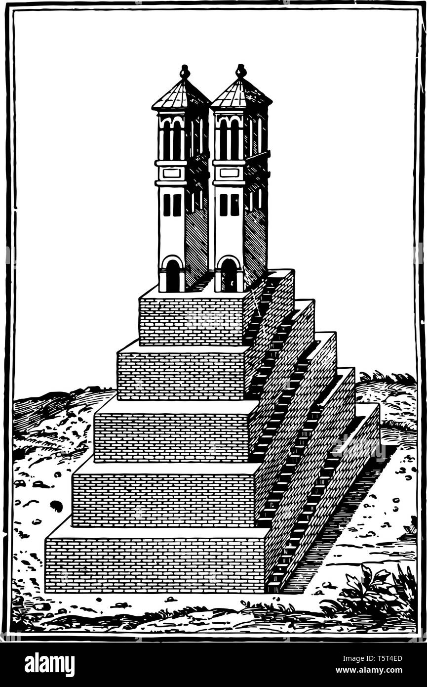 Aztec temple engraving hi-res stock photography and images - Alamy