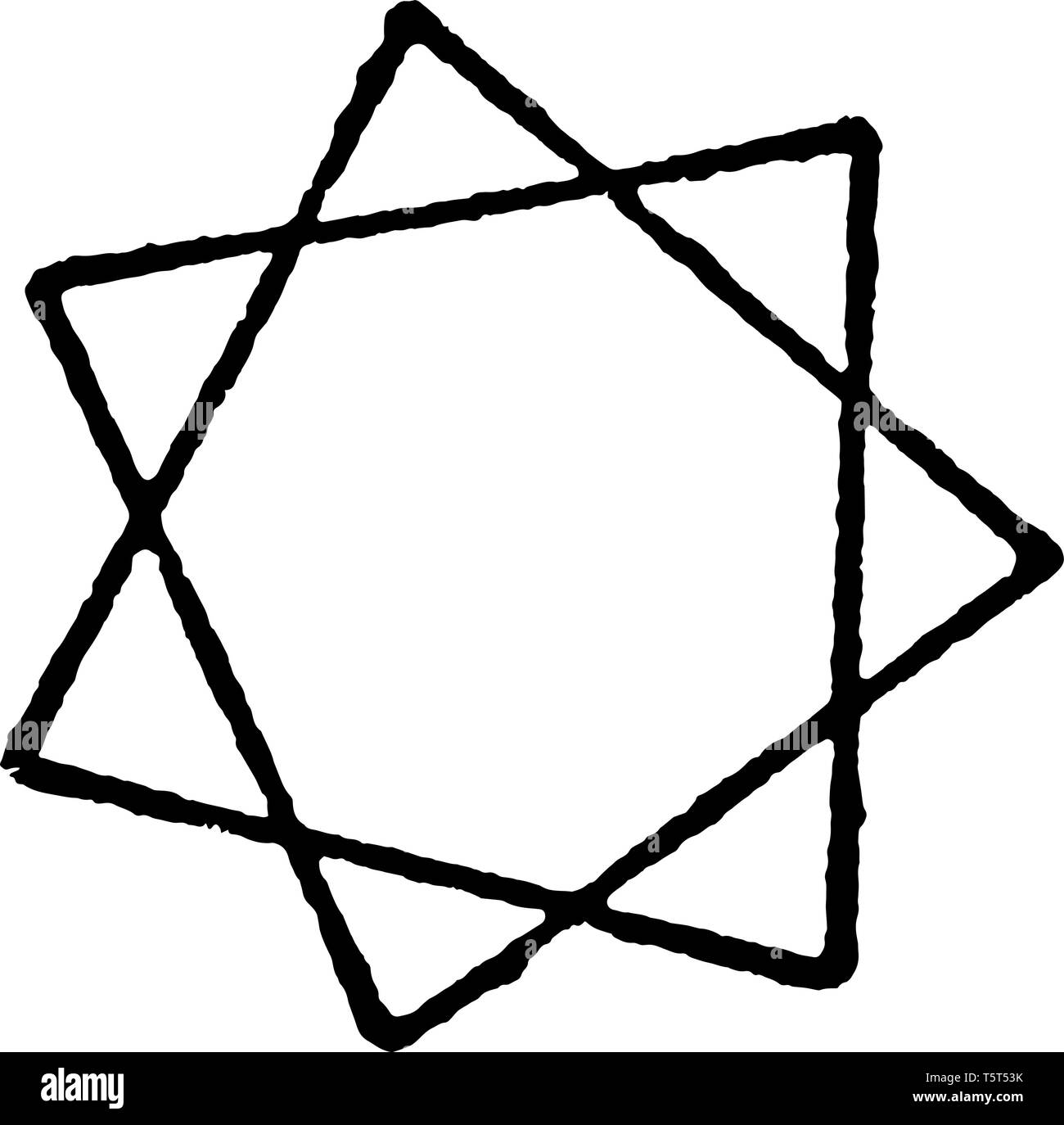 Heptagram star Stock Vector Images - Alamy