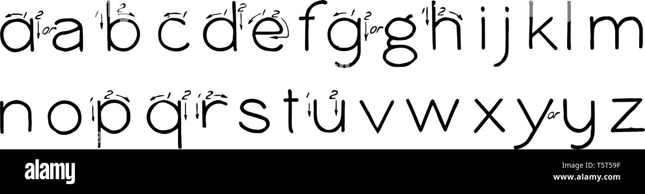 Lower case letters hi-res stock photography and images - Alamy