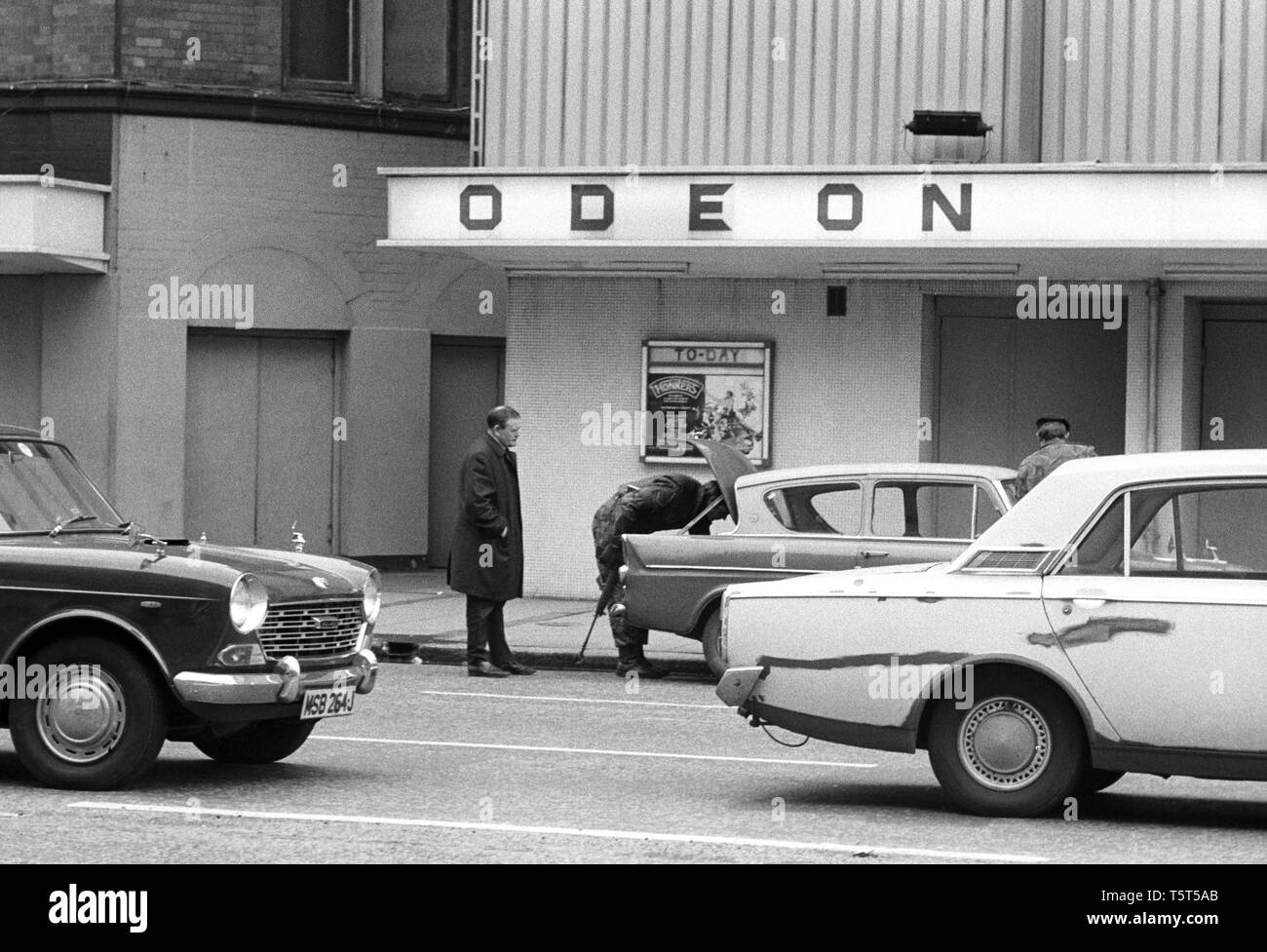 Troubles ireland ira 1970 Black and White Stock Photos & Images - Alamy