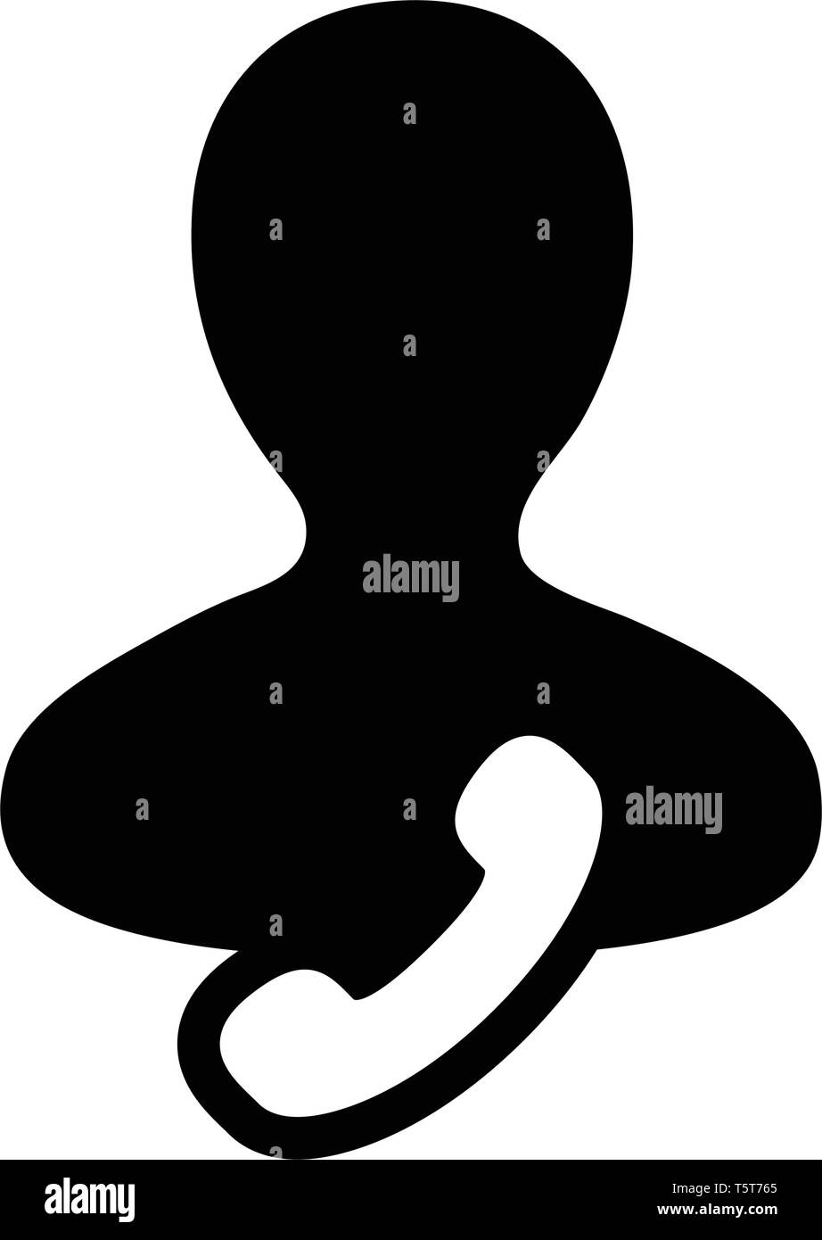 Communication icon vector male user person profile avatar with phone ...