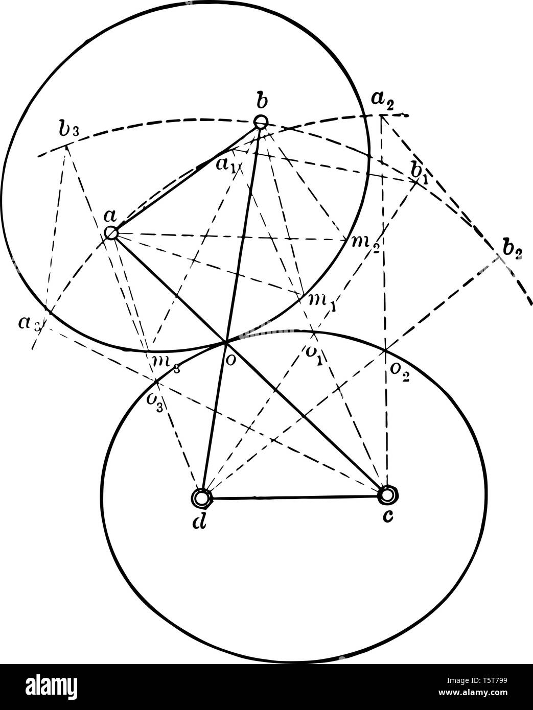 This attractive image shows a point where the median of a triangle ...