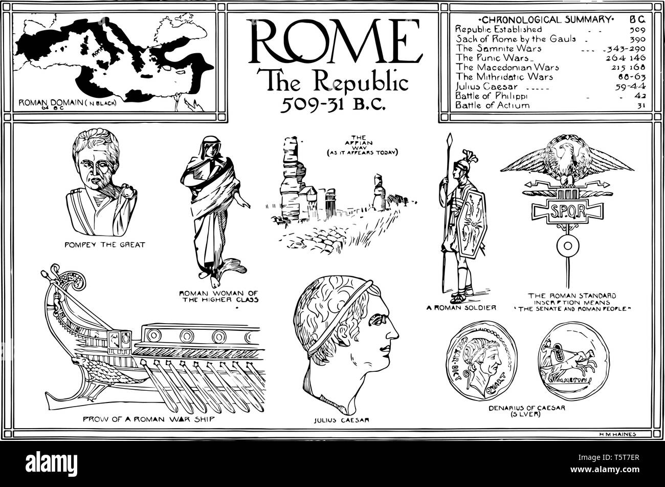 Roman republic statue Stock Vector Images - Alamy