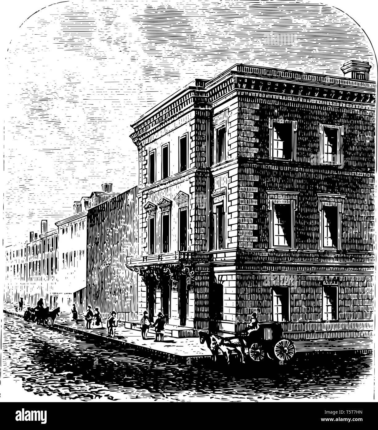 Three storeyed Stock Vector Images - Alamy