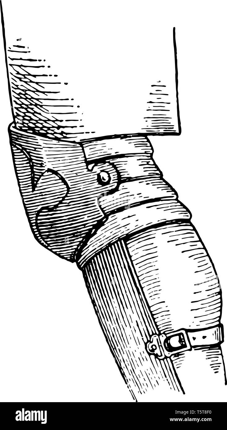 Black leg strap Stock Vector Images - Alamy