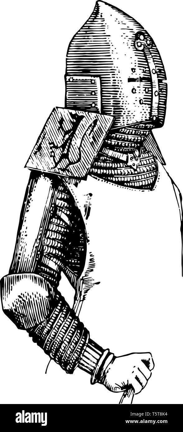 Ailette is a plate of iron worn over the mail to protect the shoulders ...