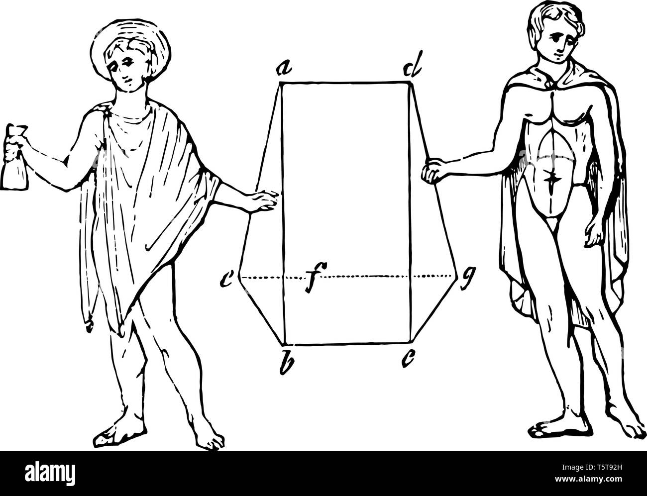 Wearing cloaks Stock Vector Images - Alamy