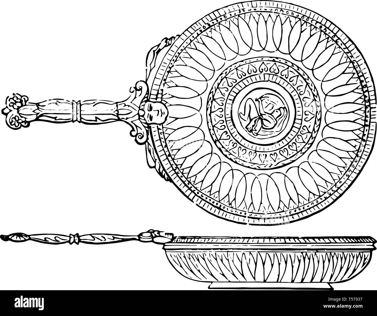 Shallow bowl Stock Vector Images - Alamy