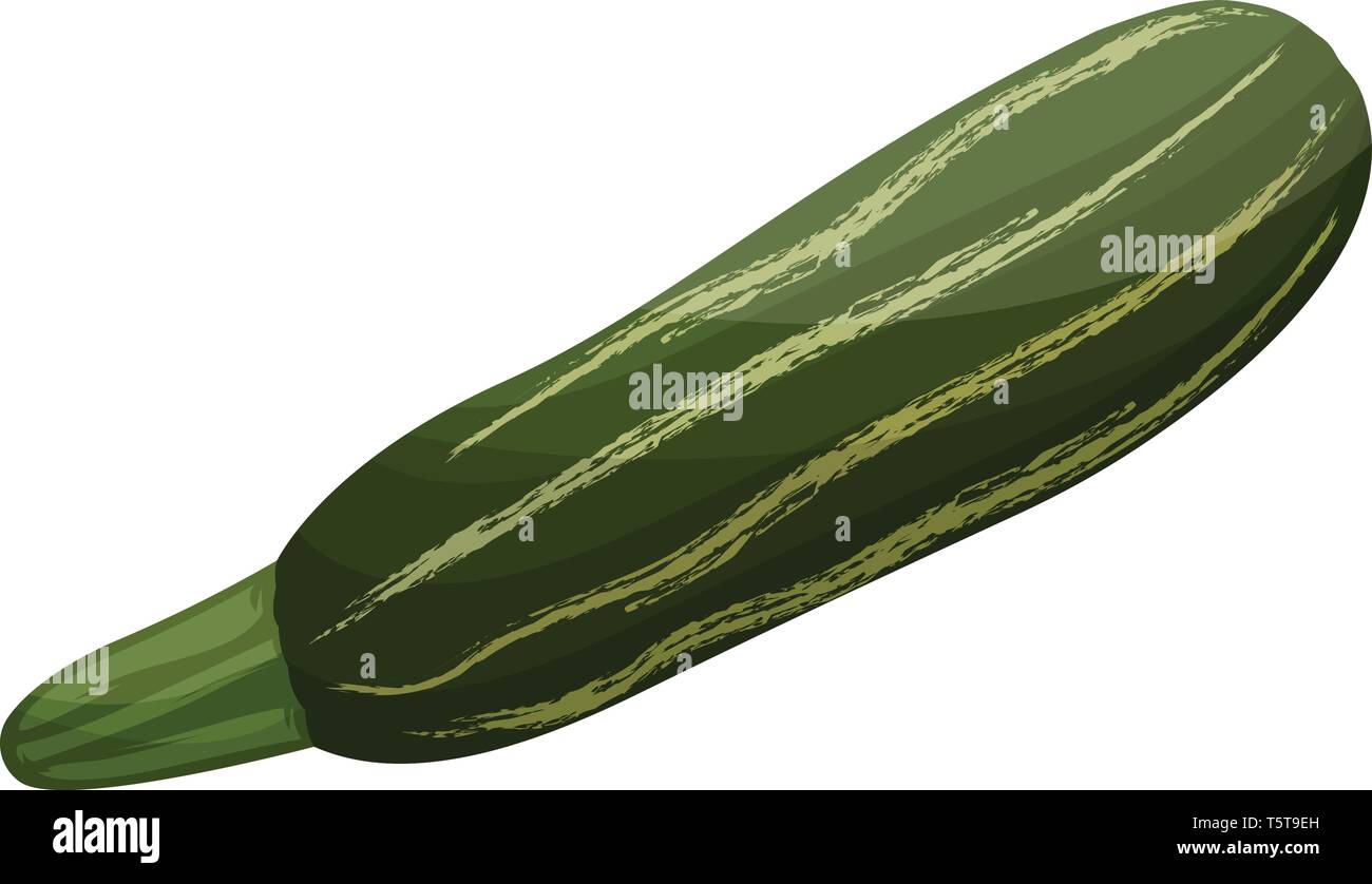 Courgettes white background Stock Vector Images - Alamy