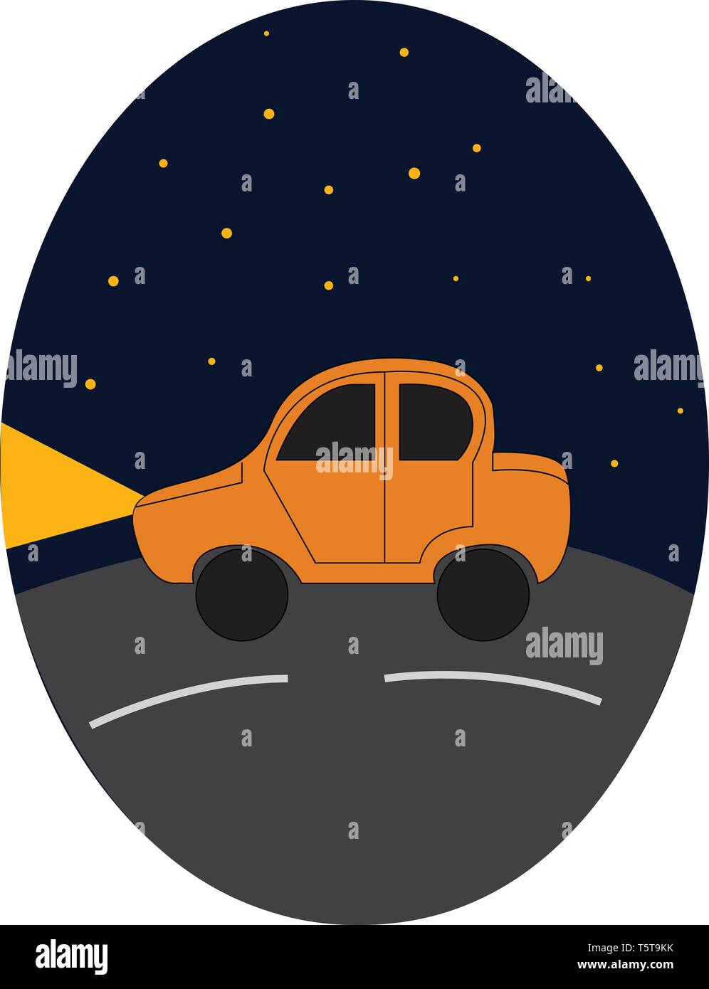 Travel concept car in Stock Vector Images - Alamy