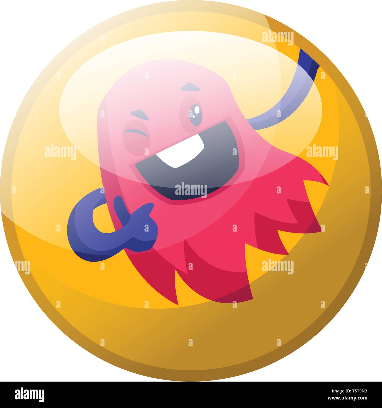 Cartoon ghost character in Stock Vector Images - Alamy