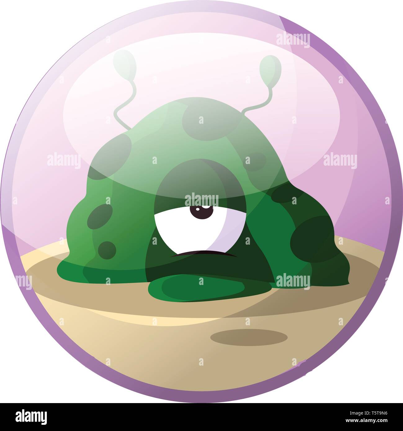 Tired cartoon eyes icon hi-res stock photography and images - Alamy