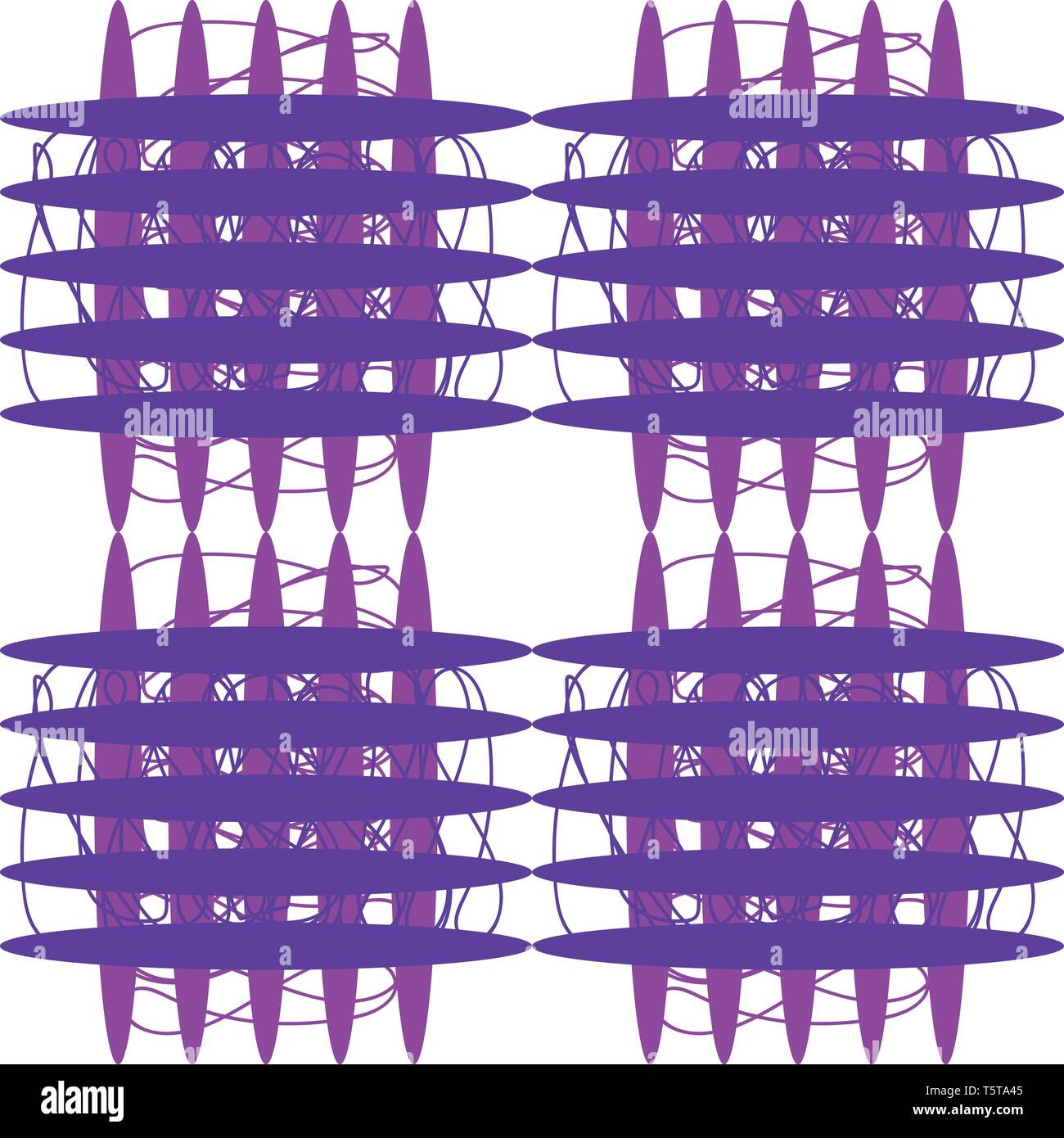 A series of horizontal and vertical lines passing through each other ...