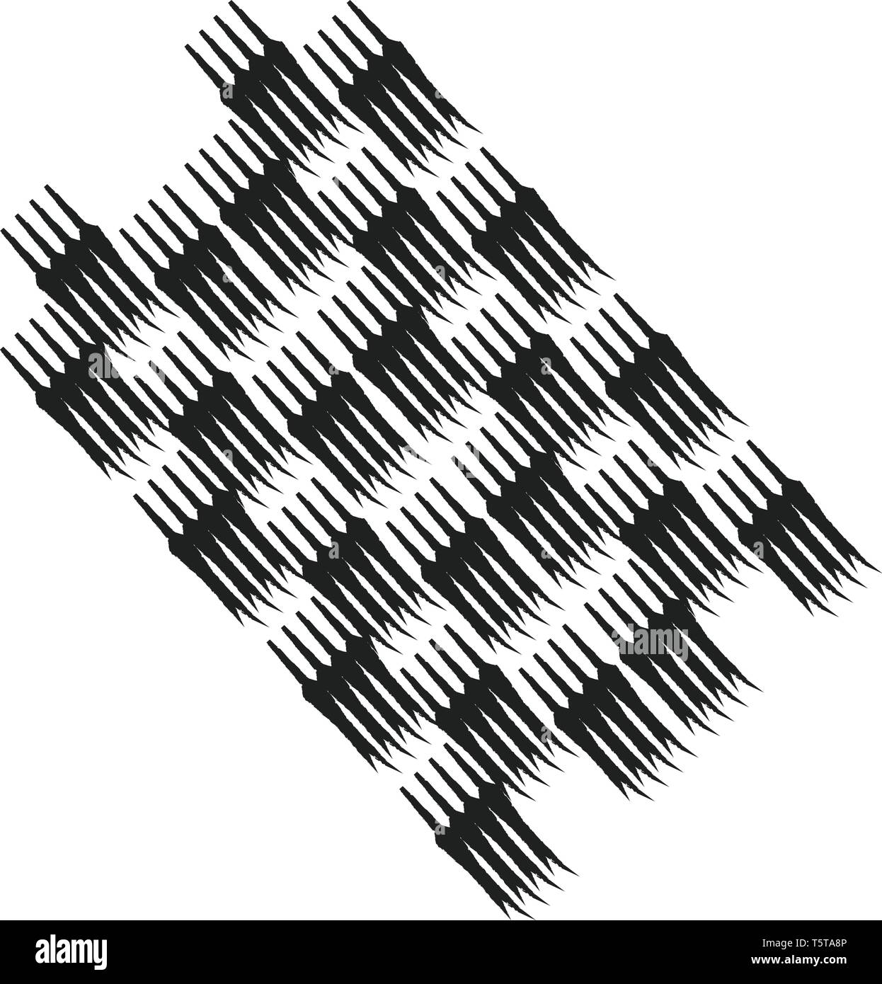 A drawing of a black textured patch vector color drawing or ...