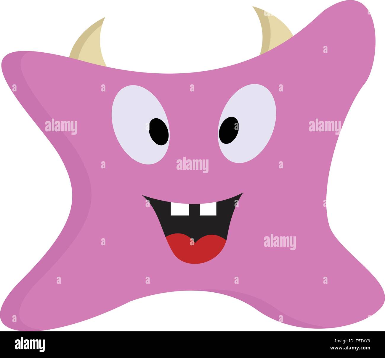 Portrait cute adorable smiling Stock Vector Images - Alamy