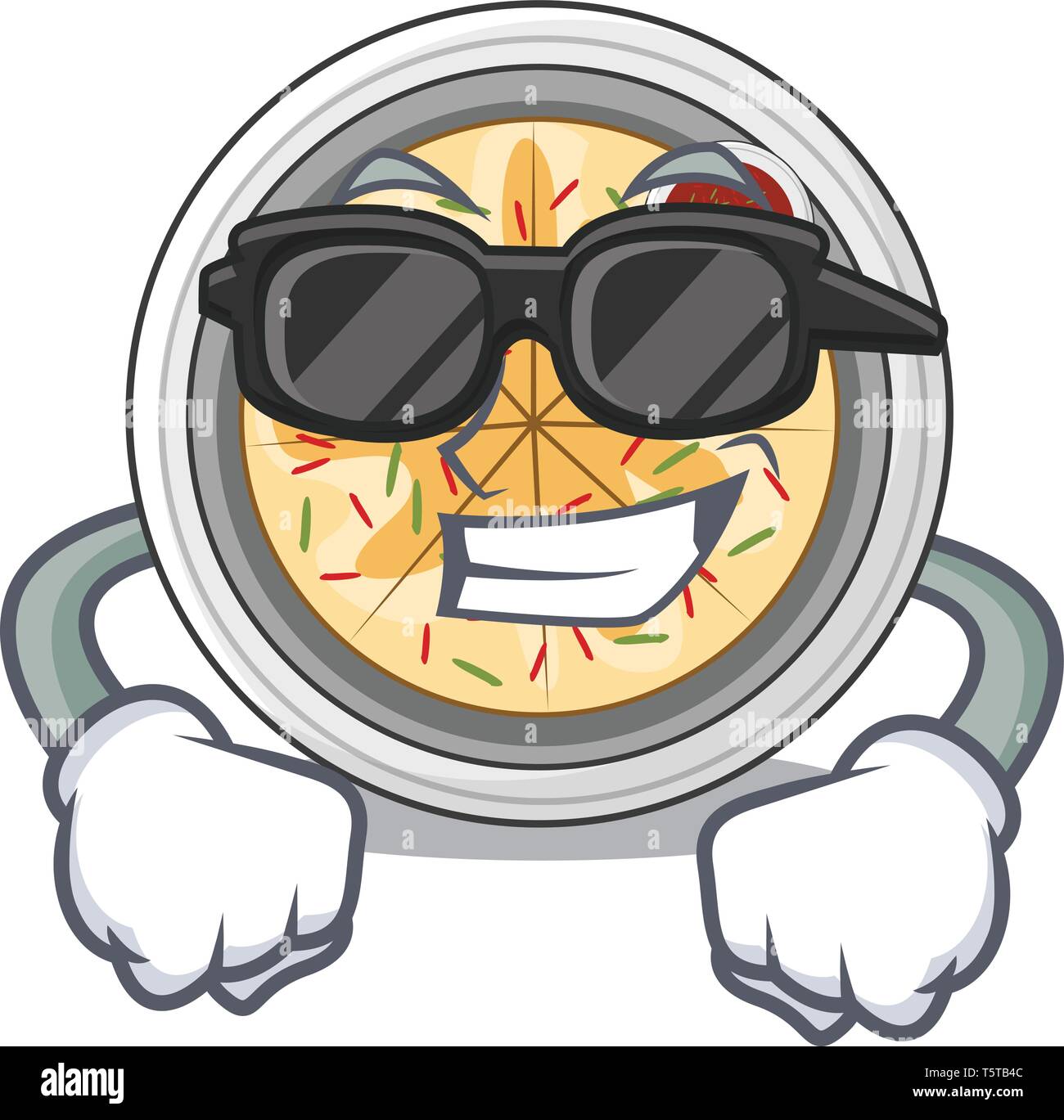 Super cool cartoon buchimgae on a in plate Stock Vector Image & Art - Alamy