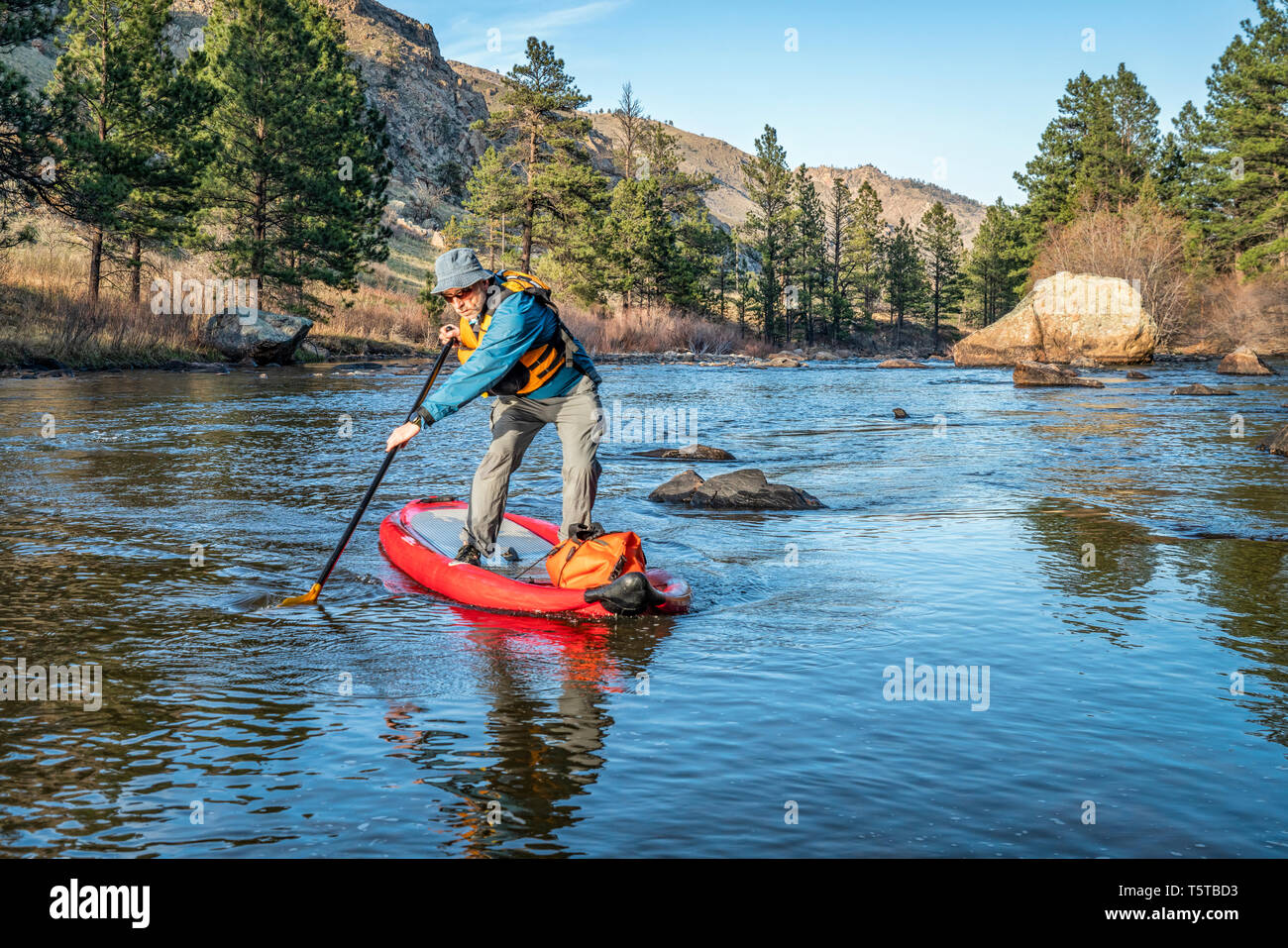Whitewater paddleboard hi-res stock photography and images - Alamy
