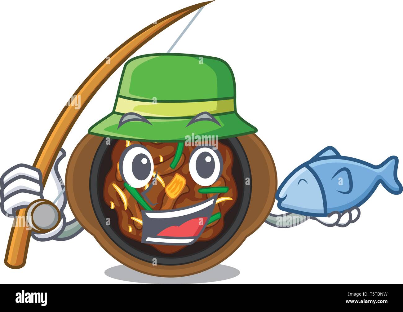 Fishing bulgogi in the a cartoon shape Stock Vector Image & Art - Alamy