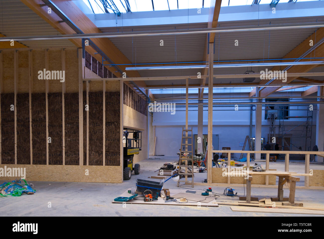 a large factory building is converted into a warehouse Stock Photo - Alamy