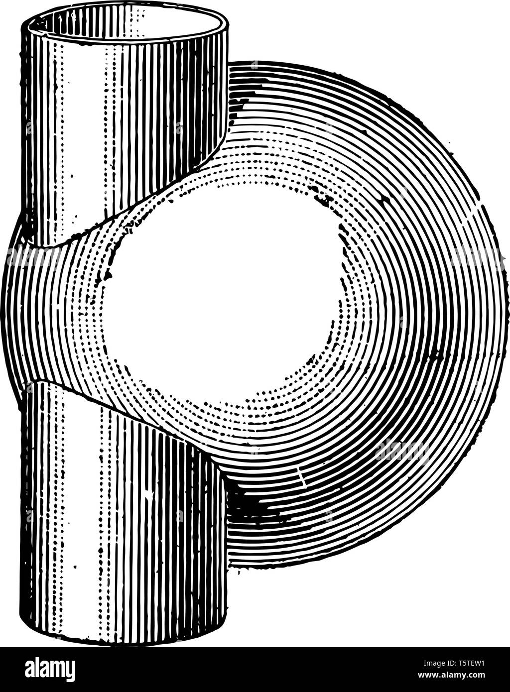 The image shows the intersection of the cylinder and the sphere. There ...