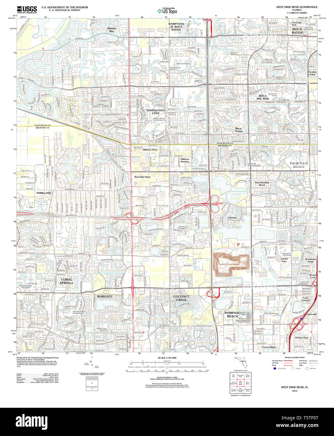 Map of west bend hi-res stock photography and images - Alamy