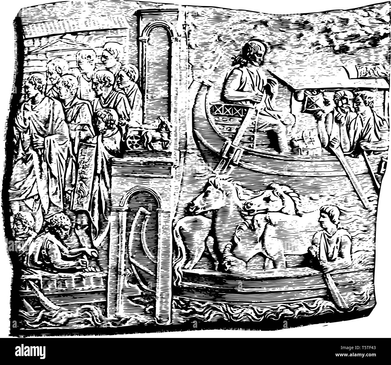 This image shows the Roman transport system. This image includes the ...