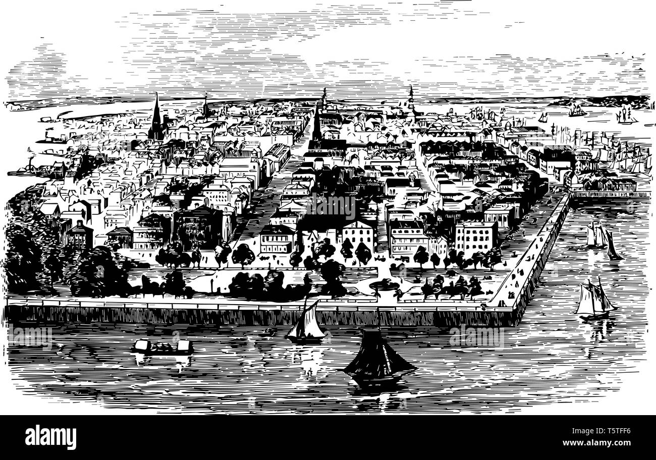 Charleston, founded in 1670 honoring King Charles 2nd of England ...