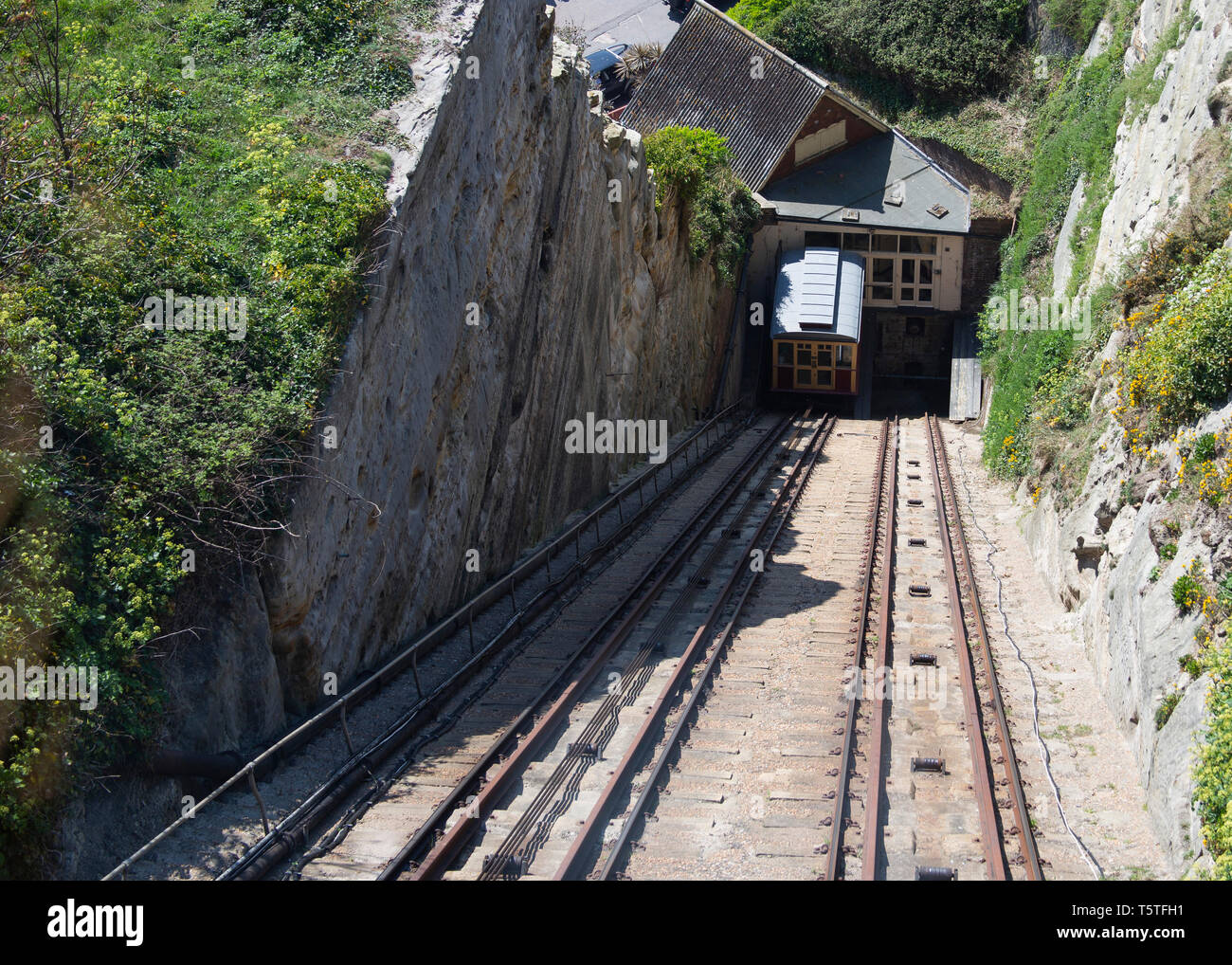 Funicular railway hastings hi-res stock photography and images - Alamy