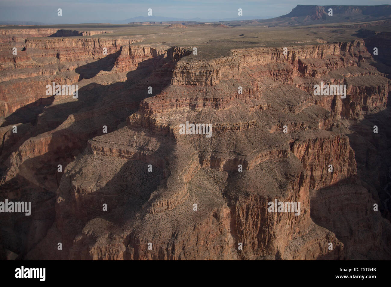 Aerial of the Grand Canyon West Rim Stock Photo - Alamy