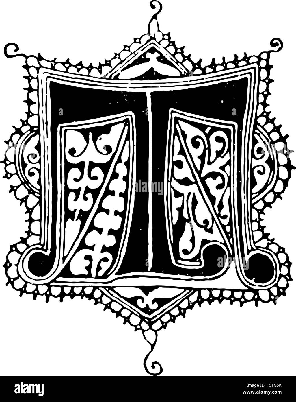 14th century gothic Stock Vector Images - Alamy
