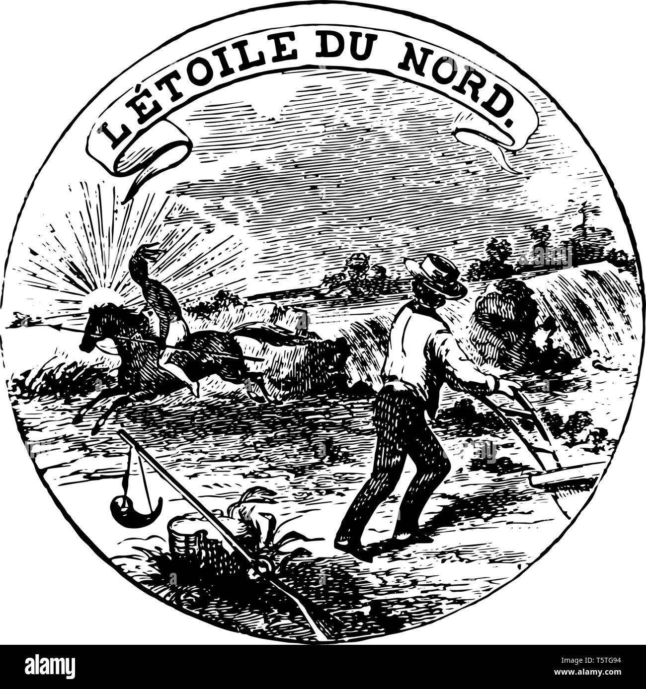 Canada us border line Stock Vector Images - Alamy