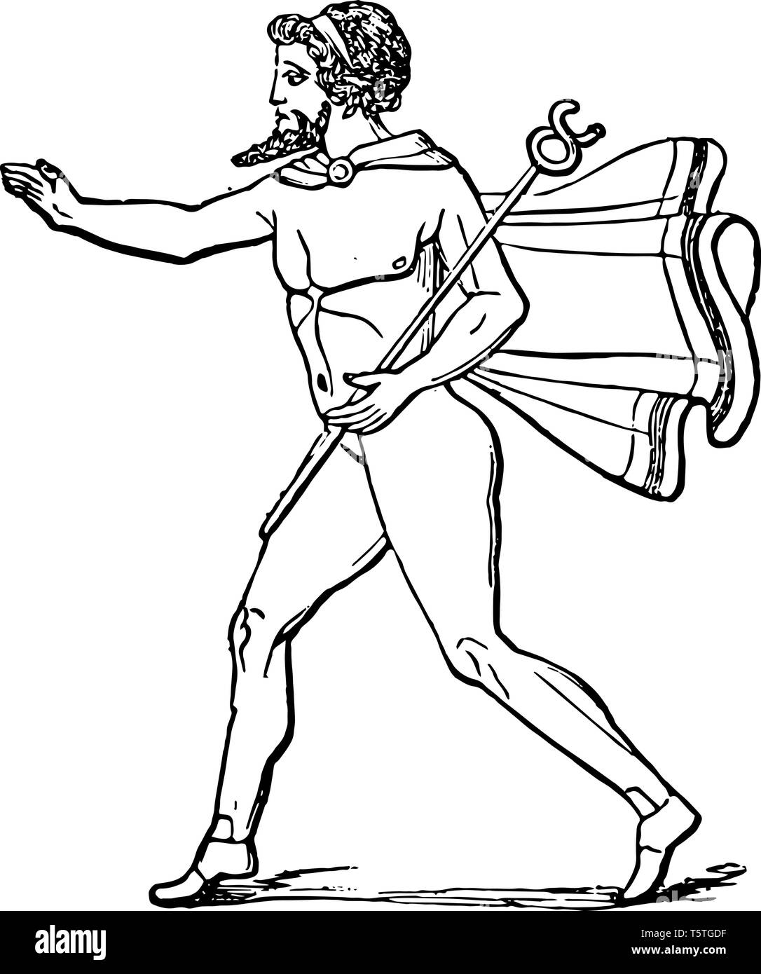 When a messenger Stock Vector Images - Alamy