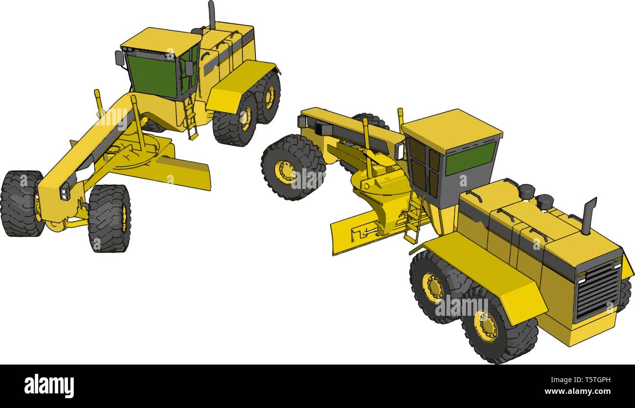 Graders vehicles Stock Vector Images - Alamy