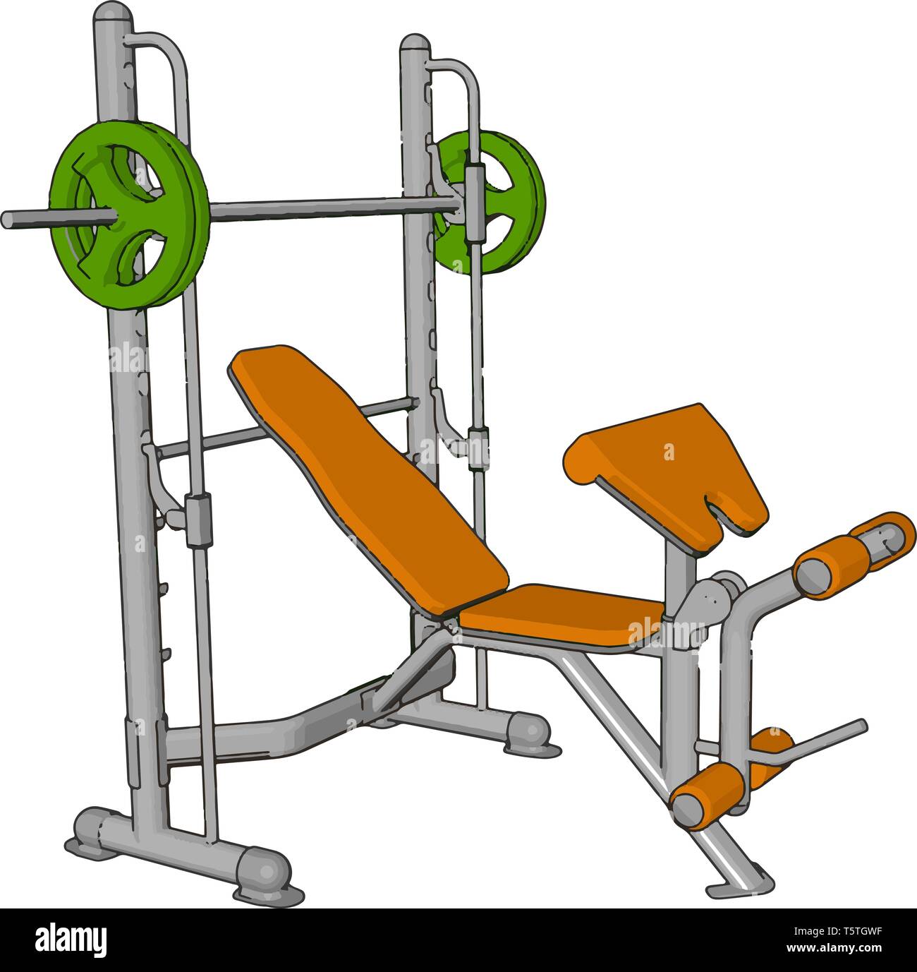 3d gym Stock Vector Images - Alamy