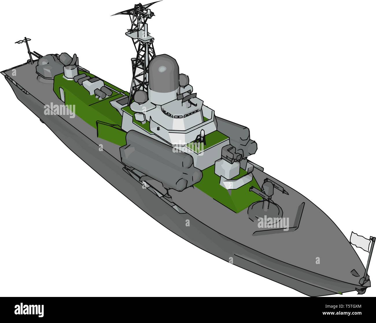 Armed boat Cut Out Stock Images & Pictures - Alamy