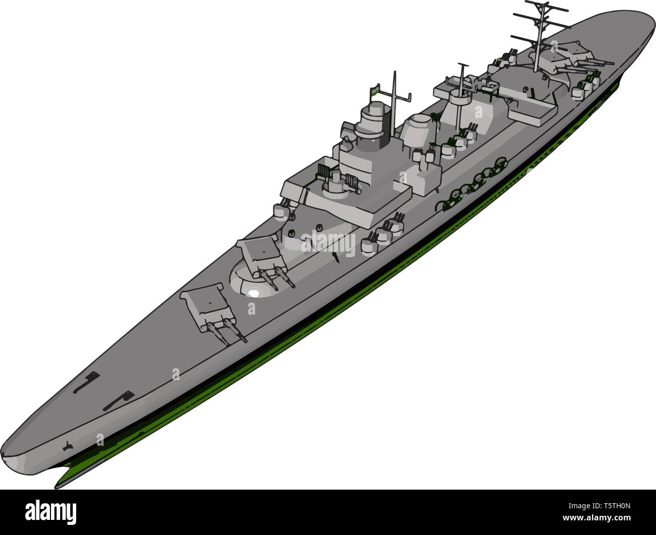 Aircraft carrier military ship Stock Vector Images - Alamy