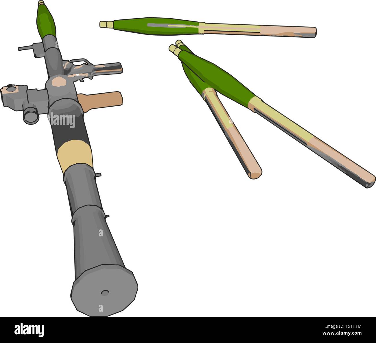 Rocket gun Stock Vector Images - Alamy