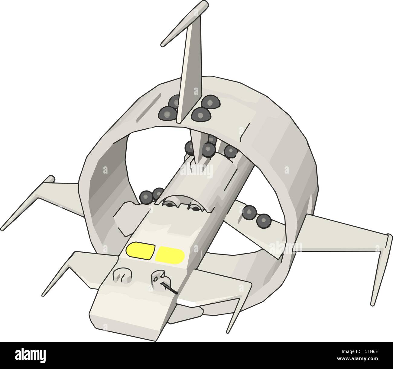 3d rendering white round Stock Vector Images - Alamy