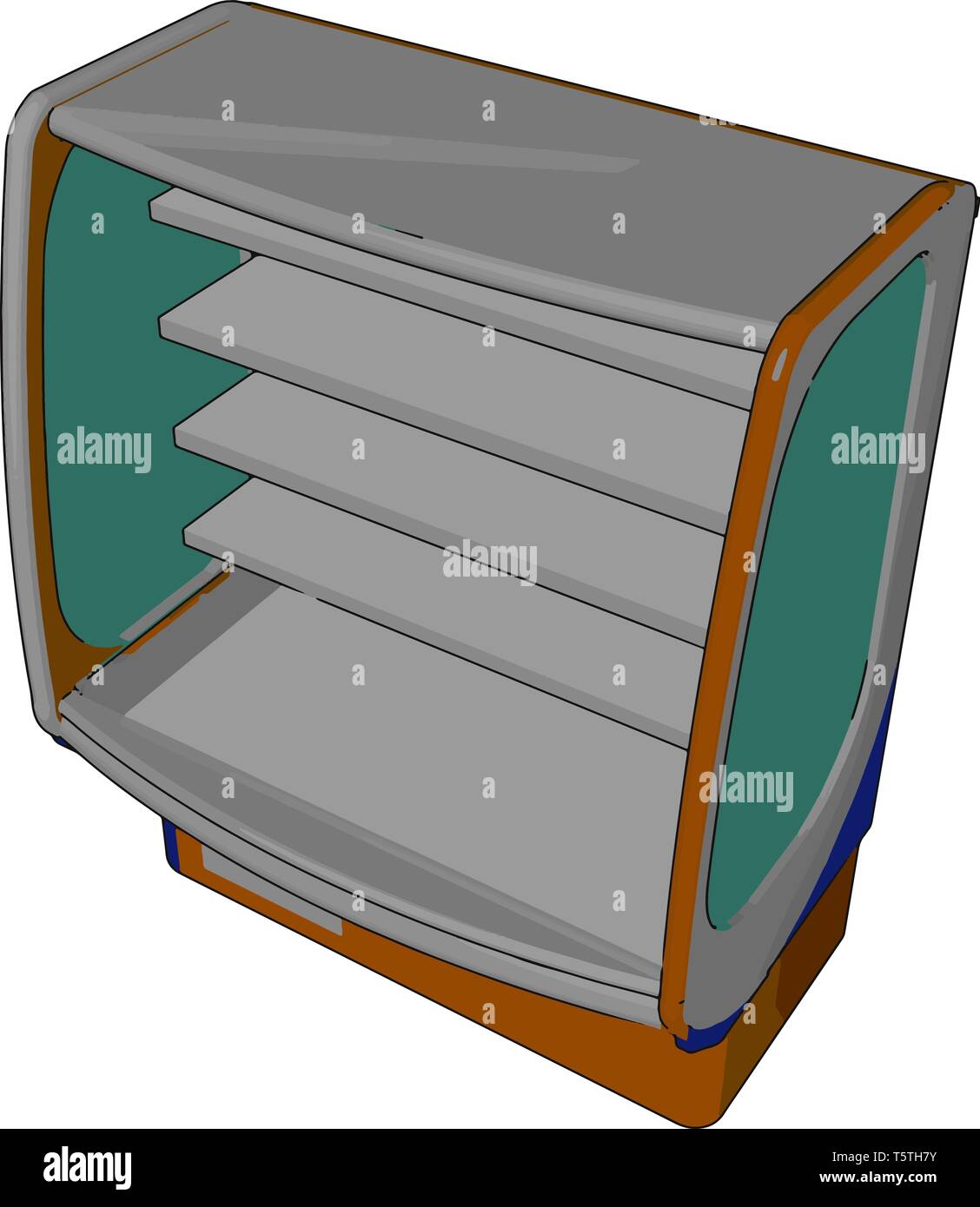 Super market shelves Stock Vector Images - Alamy