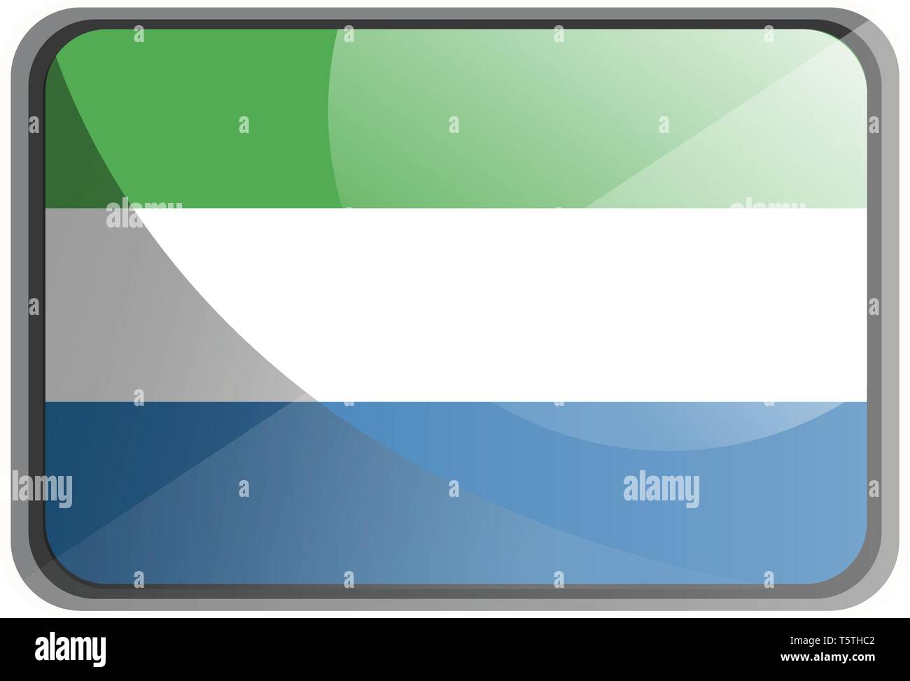 Sierra leone flag 3d Stock Vector Images - Alamy