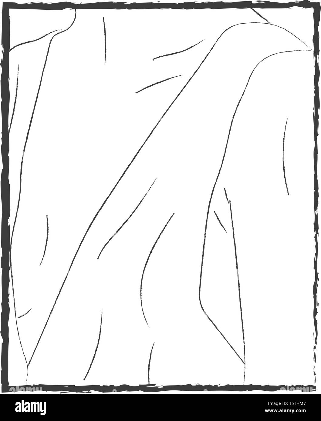 A plain tank top with a deep cut vector color drawing or illustration ...