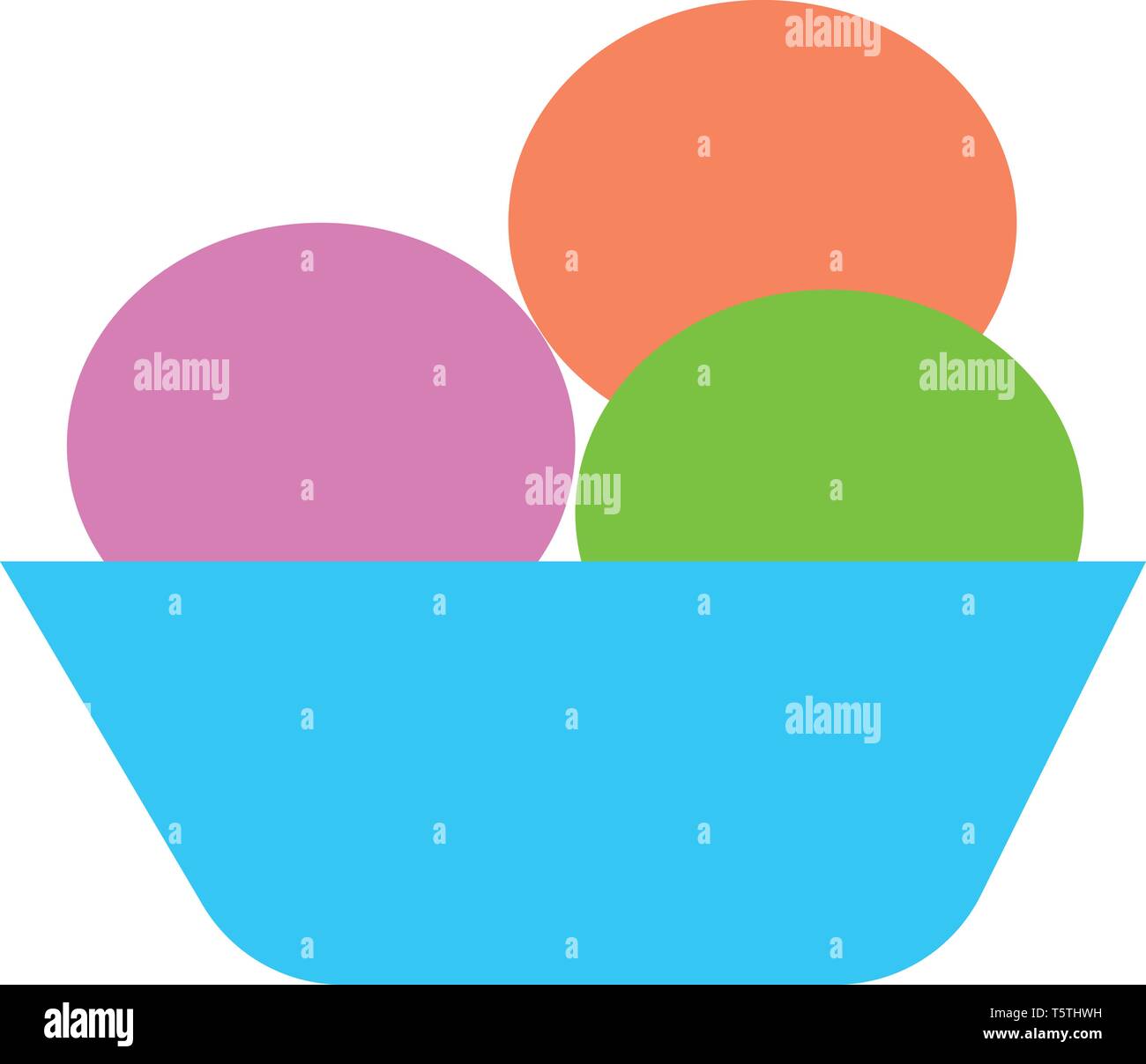 Ice Cream Scoops Stock Vector Images - Alamy