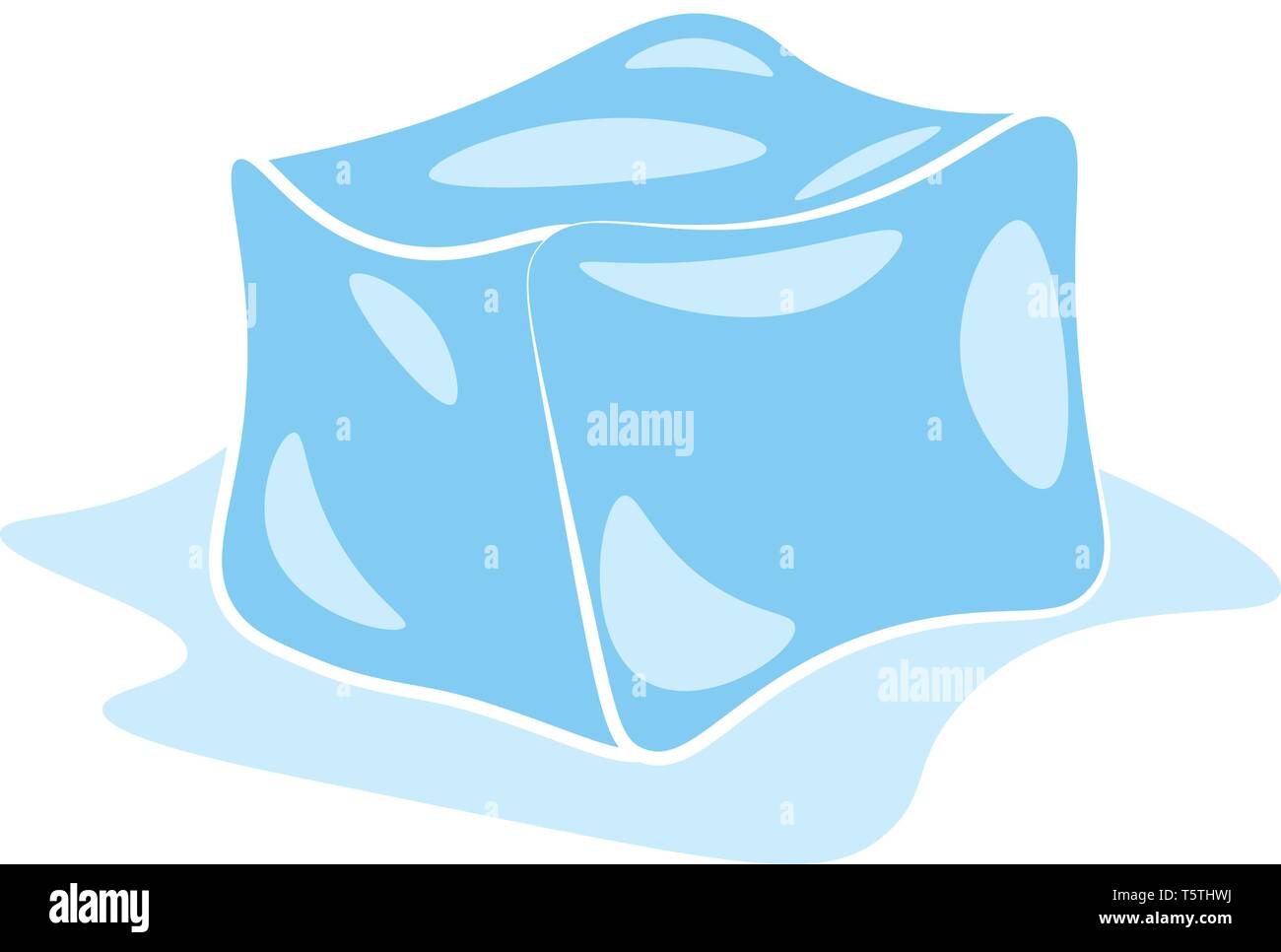 Melting Ice Cubes Drawing