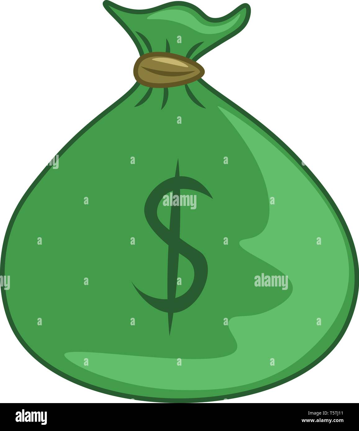 Money bag cartoon hi-res stock photography and images - Alamy