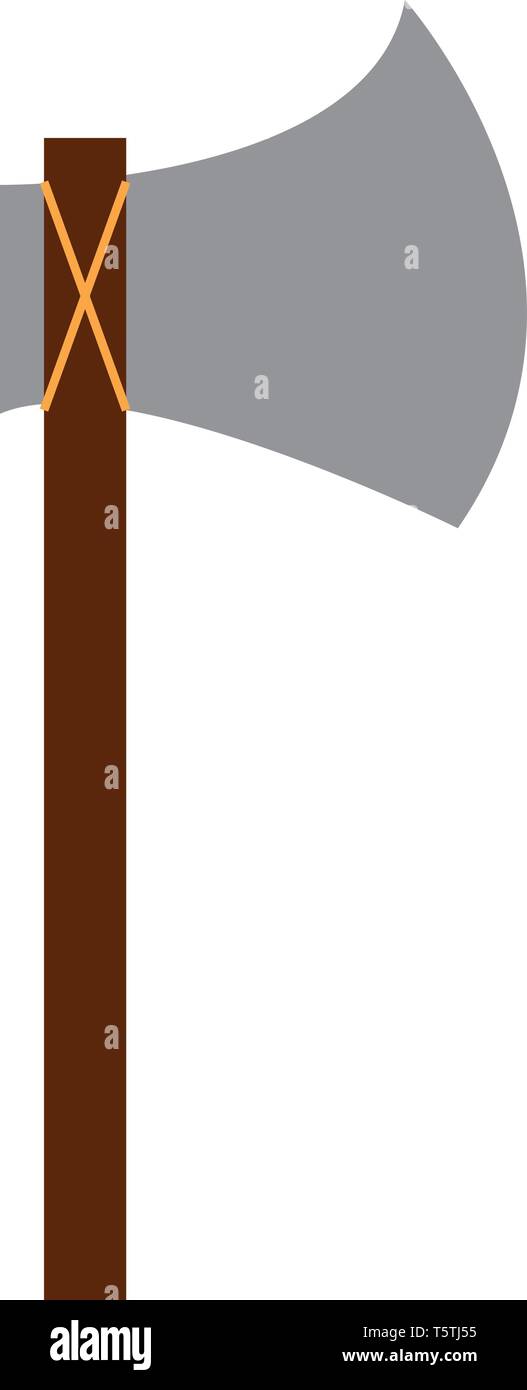 Old iron metal ax Stock Vector Images - Alamy