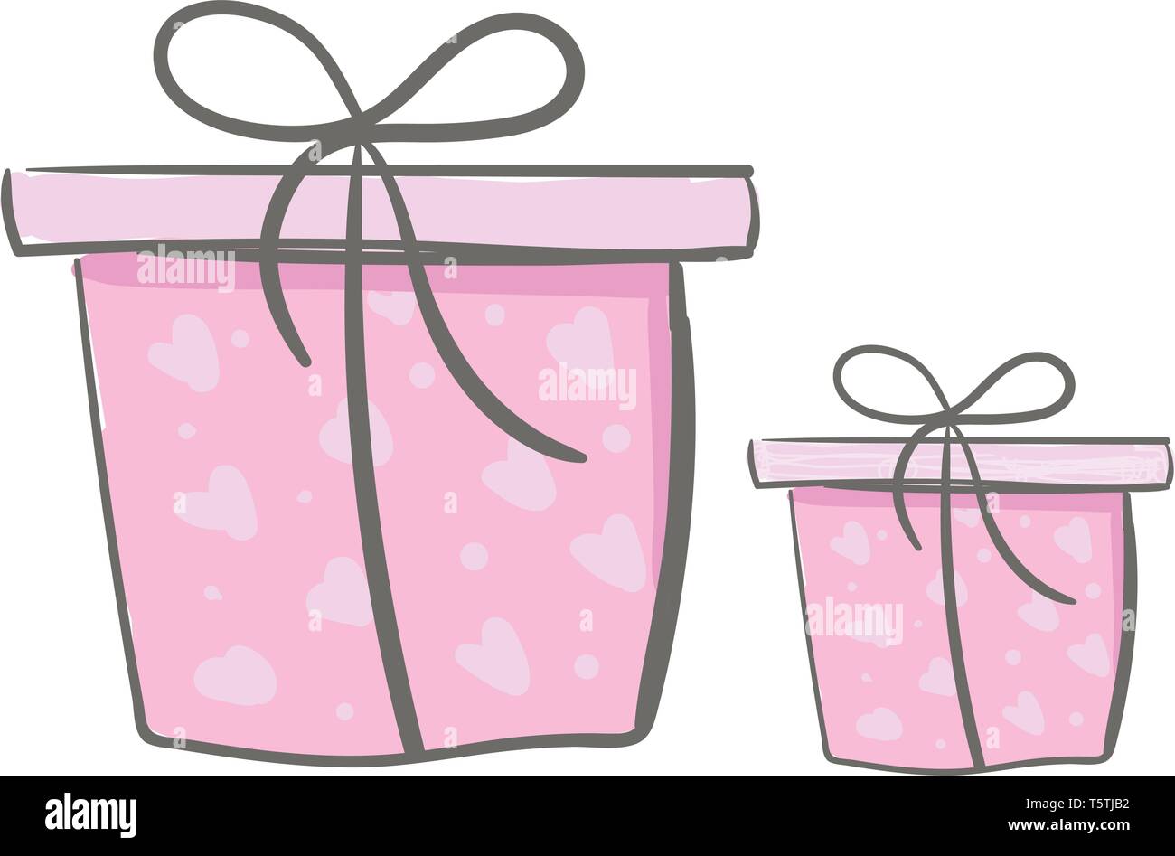 Wrapped packaging paper Stock Vector Images - Alamy